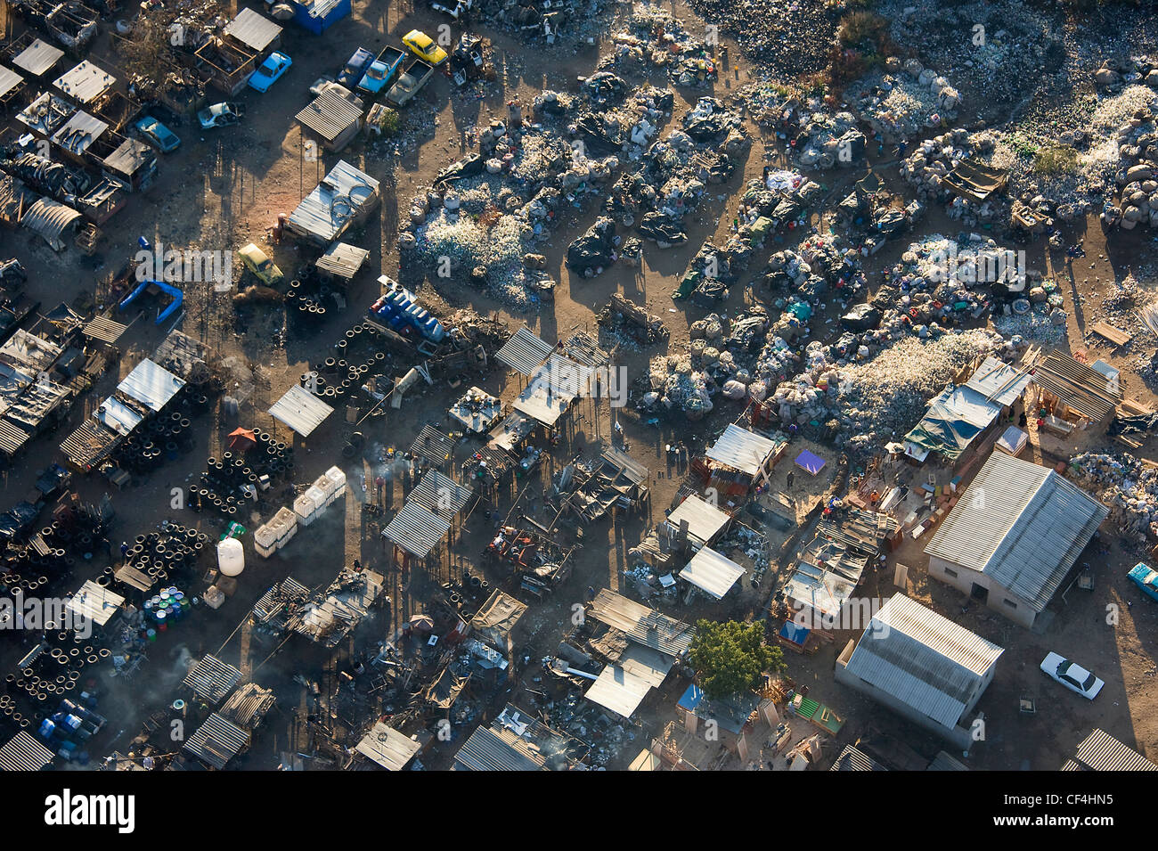 Aerial views of high density urban areas in Zimbabwe Stock Photo - Alamy
