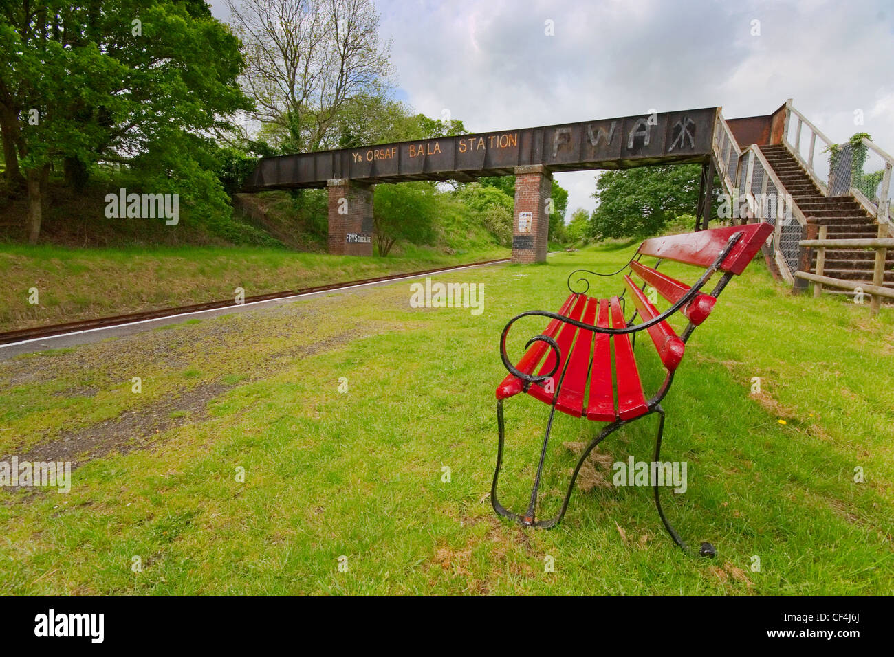 A view of a deserted Bala Station Stock Photo - Alamy