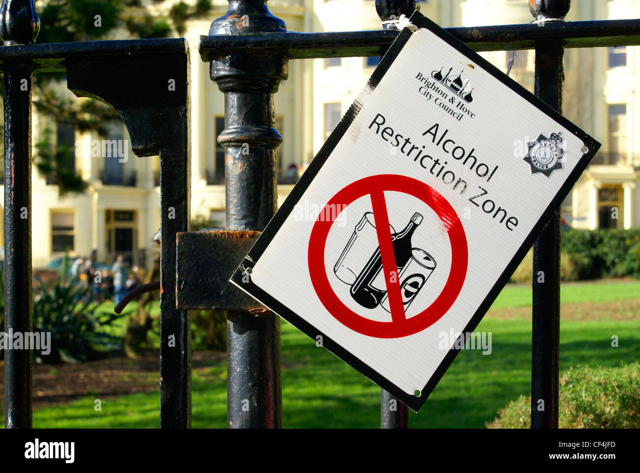 Drinking ban alcohol sign hi-res stock photography and images - Alamy