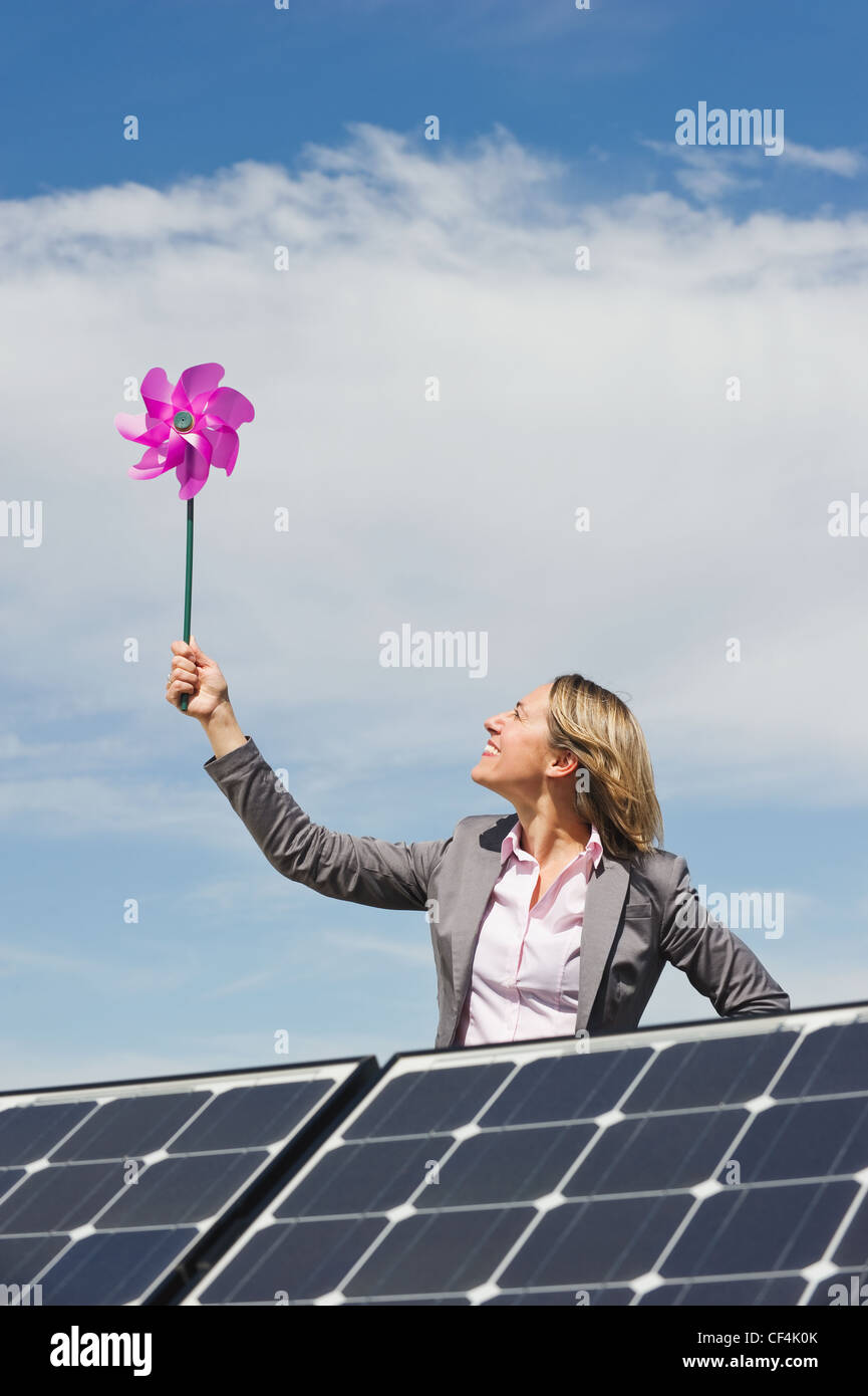 Holding hand windmill hi-res stock photography and images - Alamy