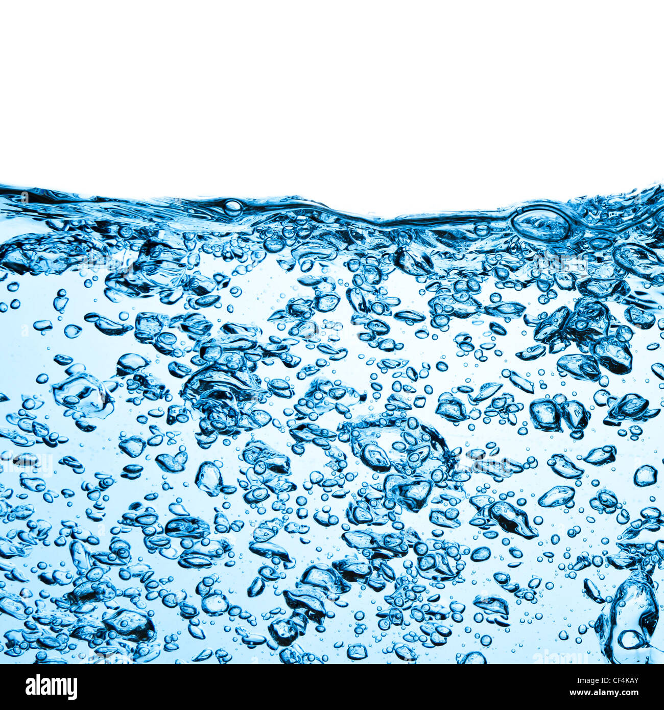 closeup of bubbles in blue water Stock Photo - Alamy