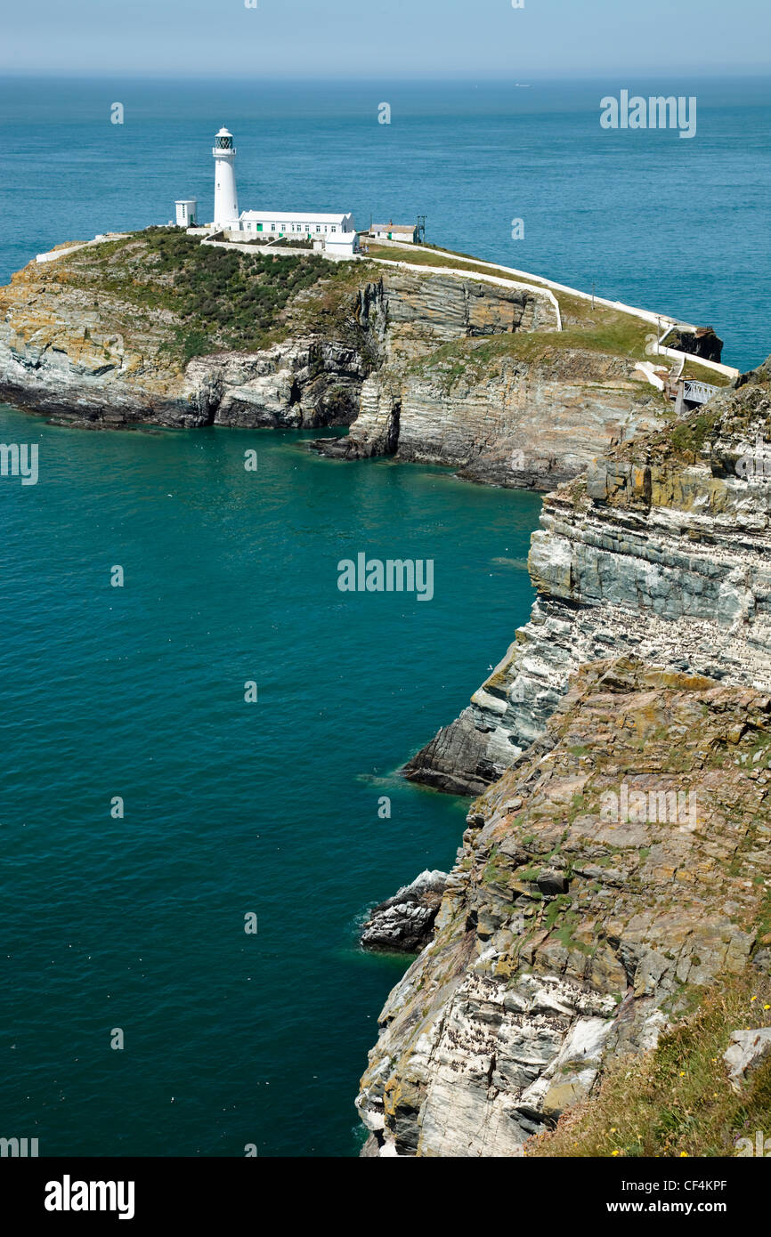 South Stack Lighthouse, a spectacular lighthouse just off Holy Island ...