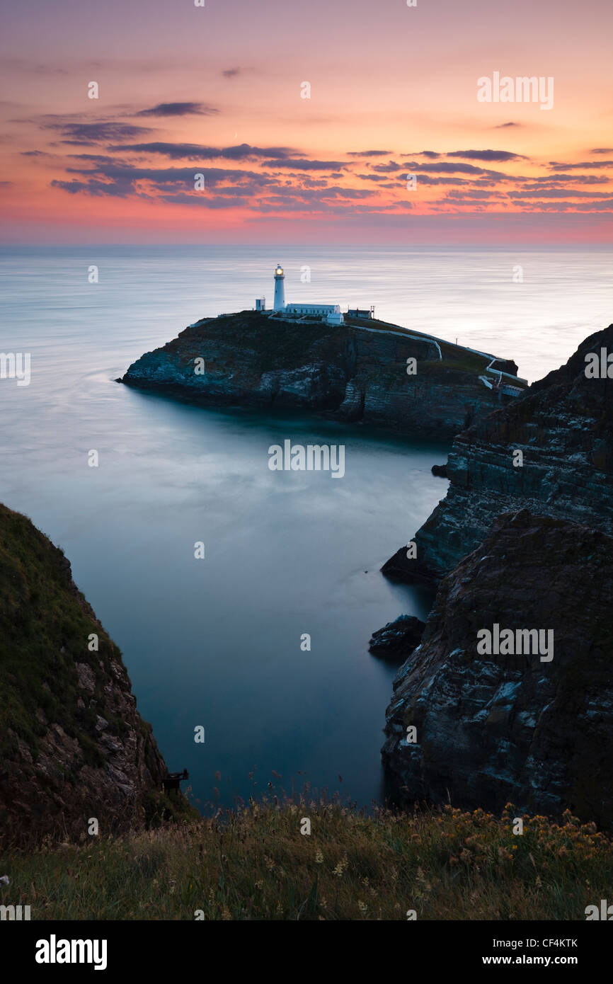 South Stack Lighthouse, a spectacular lighthouse just off Holy Island ...