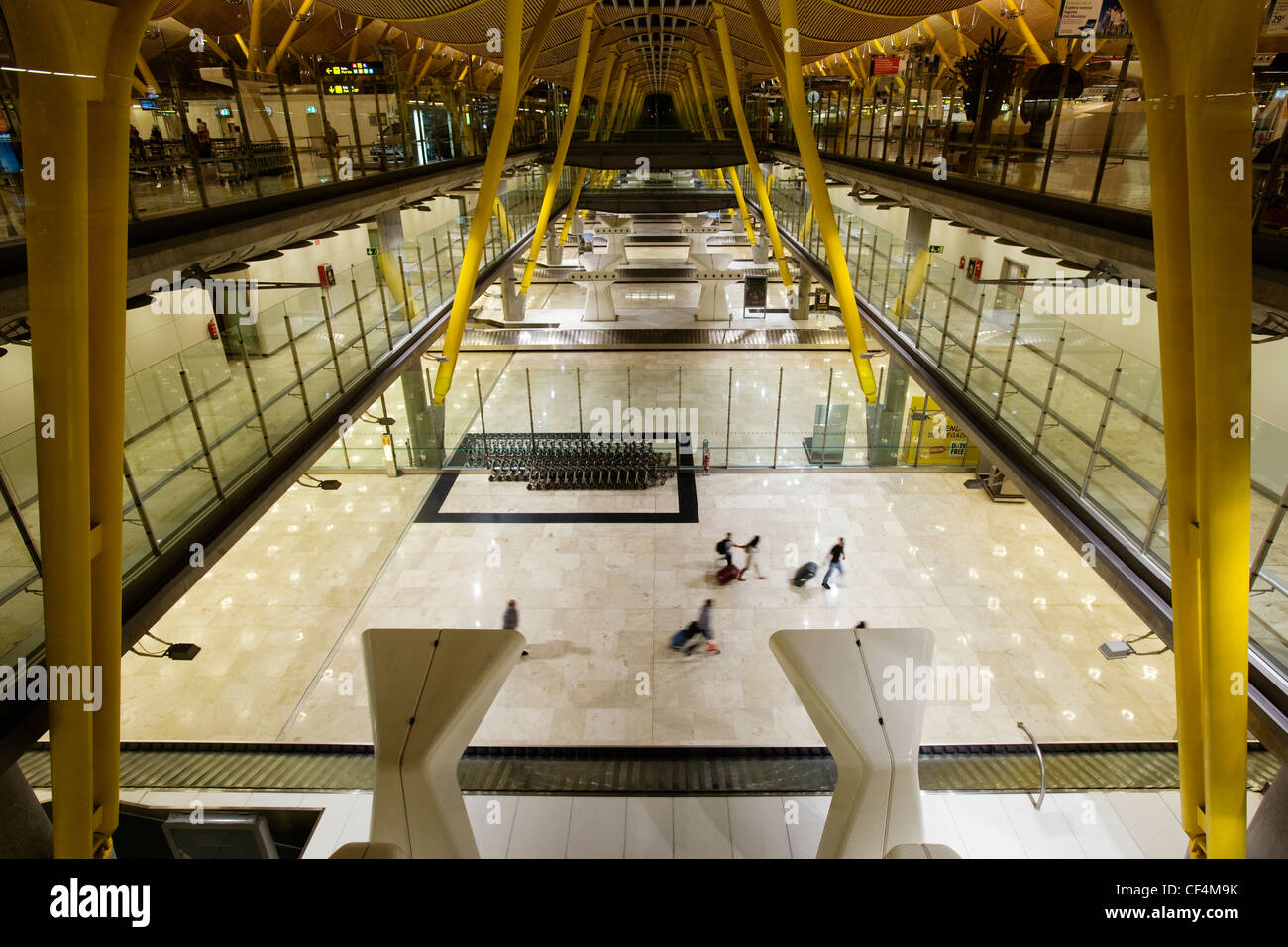 T4 Arrivals Terminal, Madrid Barajas International Airport, Spain Stock ...