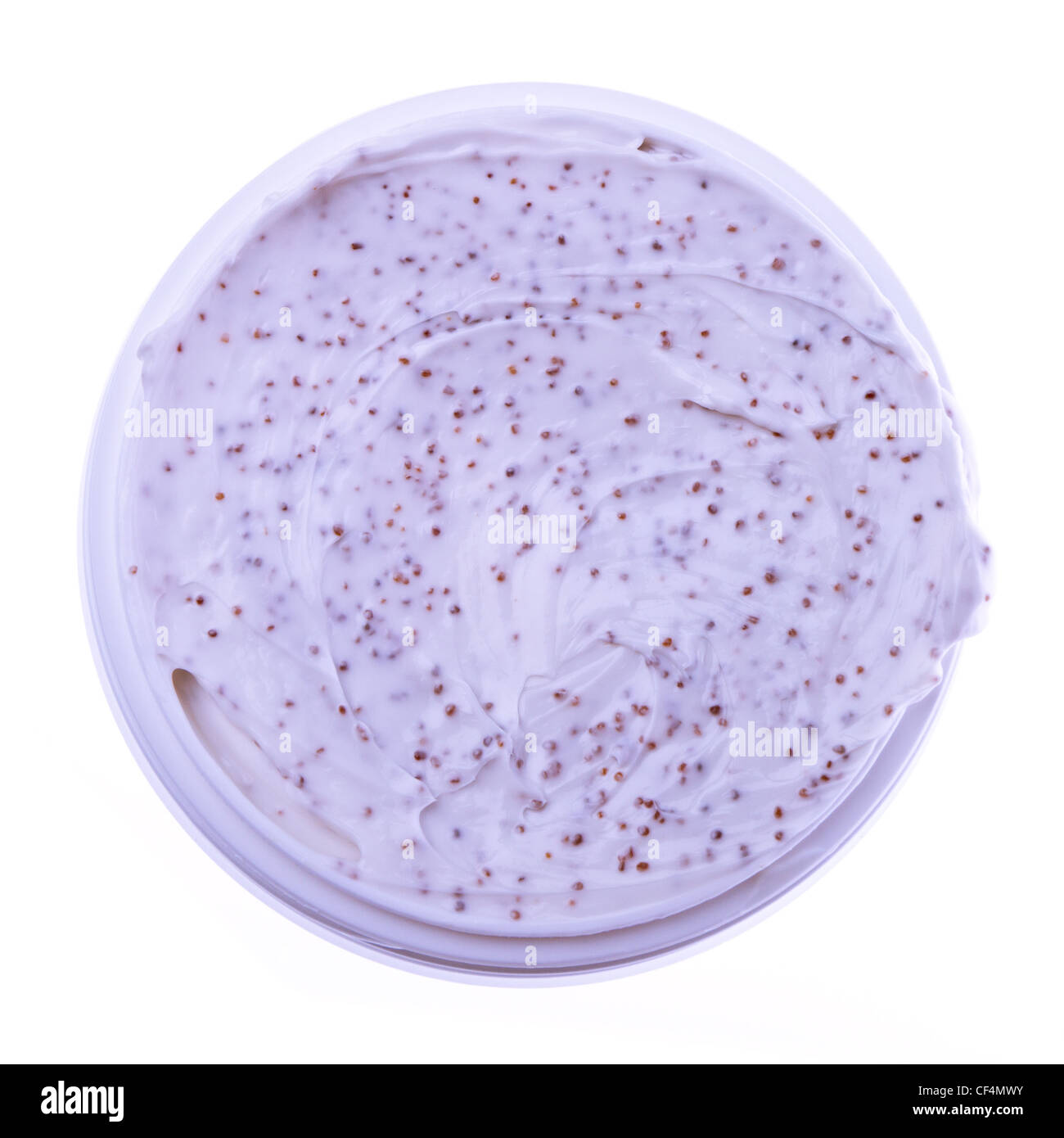 body scrub isolated on white background Stock Photo - Alamy