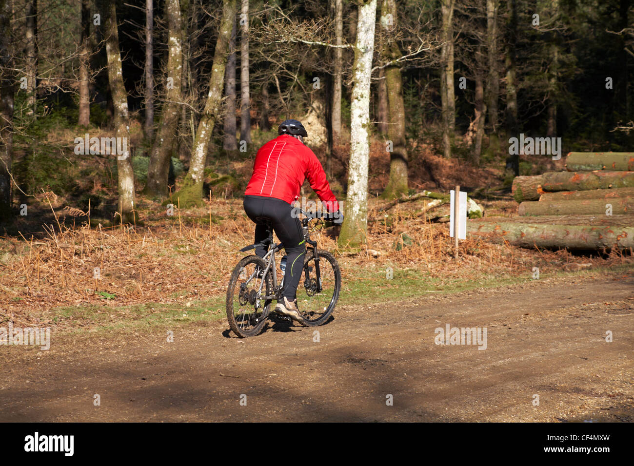 Cycling in the new forest national park hi-res stock photography and ...