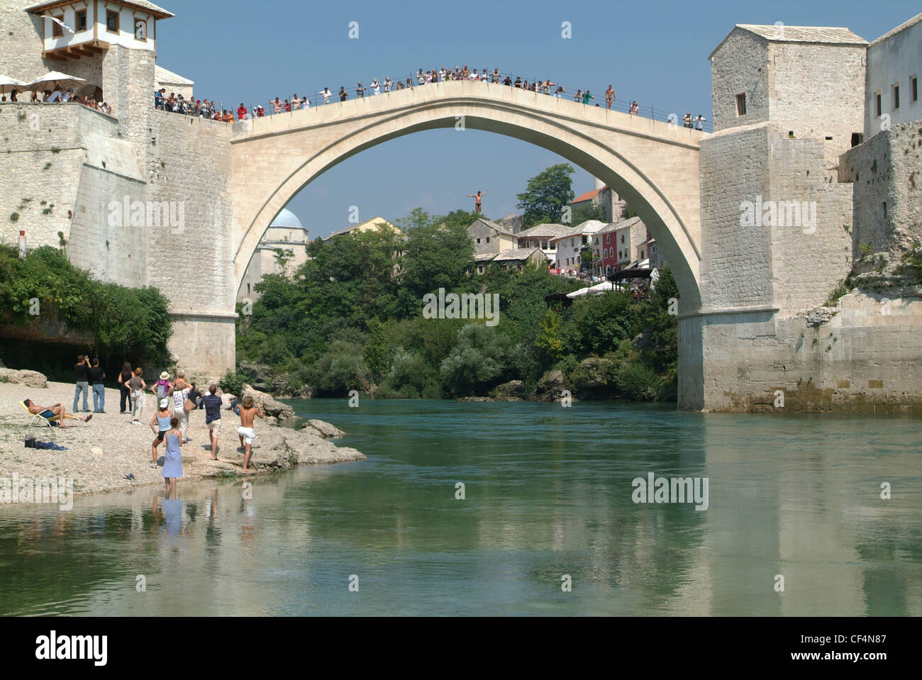 The famous bridge of Mostar on Bosnia Herzegovina Stock Photo - Alamy