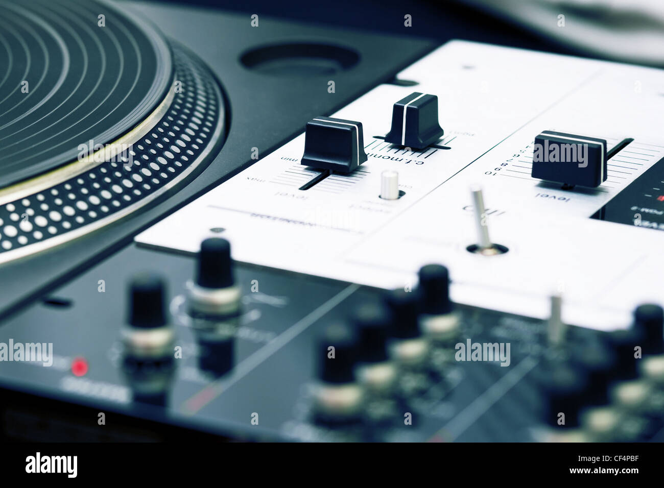 Top audio equipment of a hip-hop scratch Stock Photo - Alamy