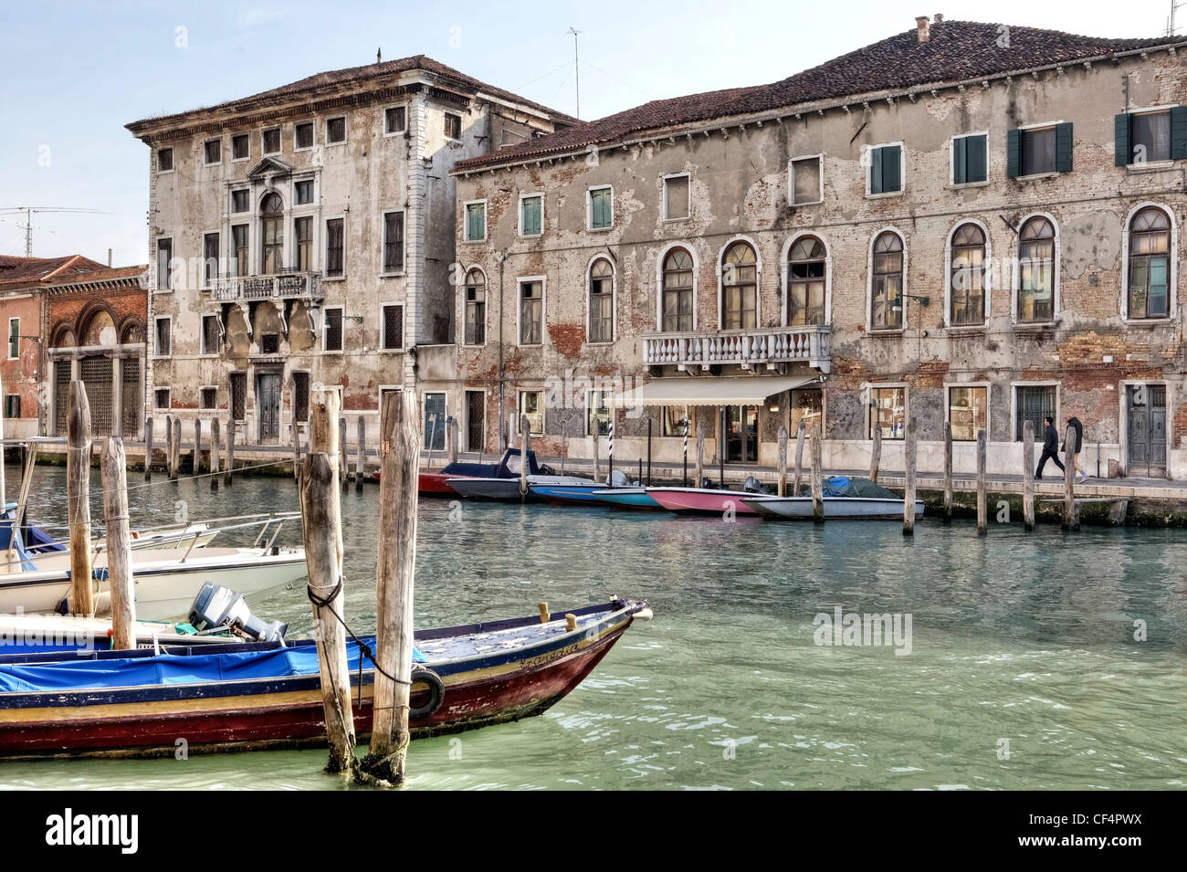 Canale di San Donato, Murano, Veneto, Italy Stock Photo - Alamy