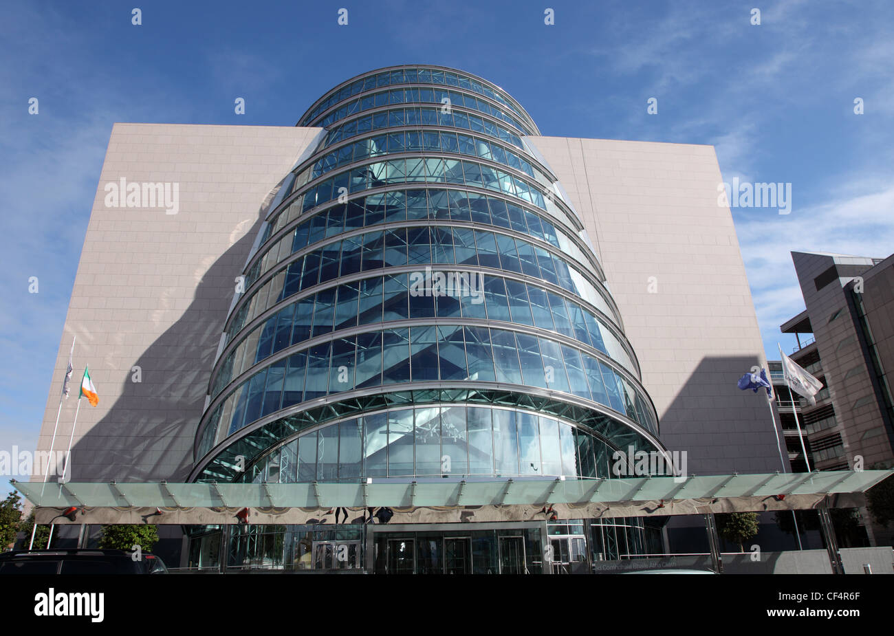 The Convention Centre Dublin (The CCD), designed by Irish American architect Kevin Roche ...