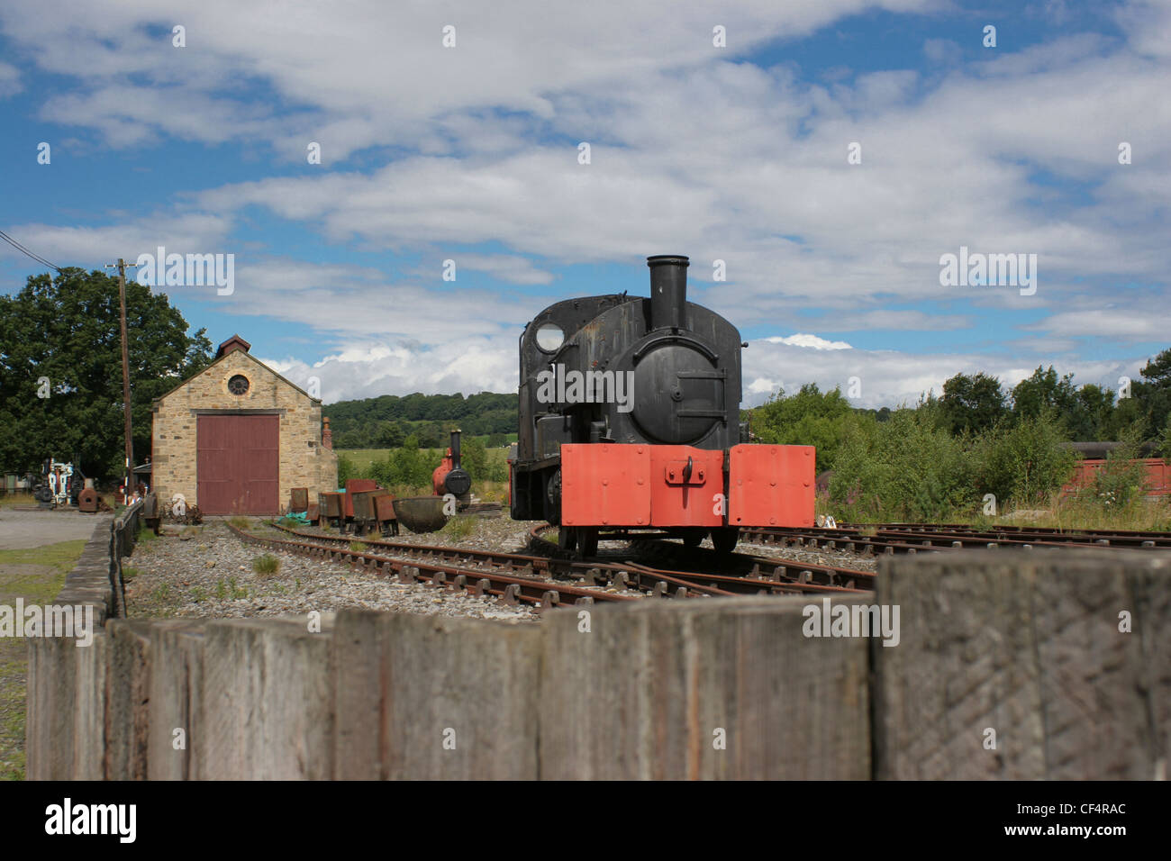 A steam locomotive at Beamish, The Living Museum of the North. Beamish ...