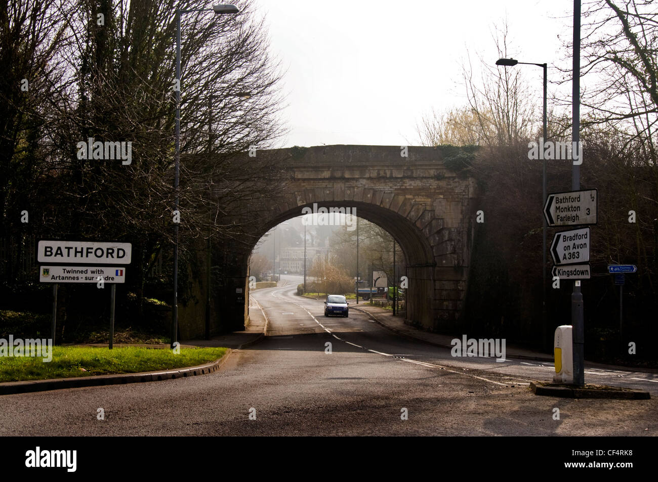 Great Western railway bridge at Bathford Stock Photo - Alamy