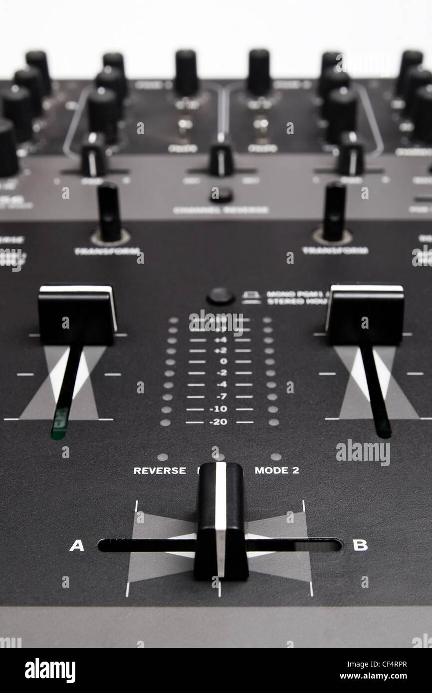 Sound and voice controlling equipment for professional disc jockey ...