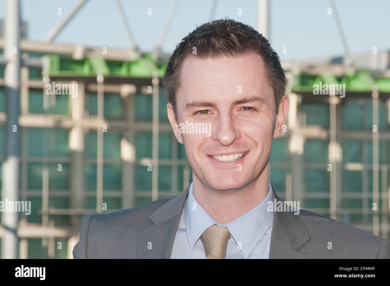 Portrait of 30 something business man Stock Photo - Alamy