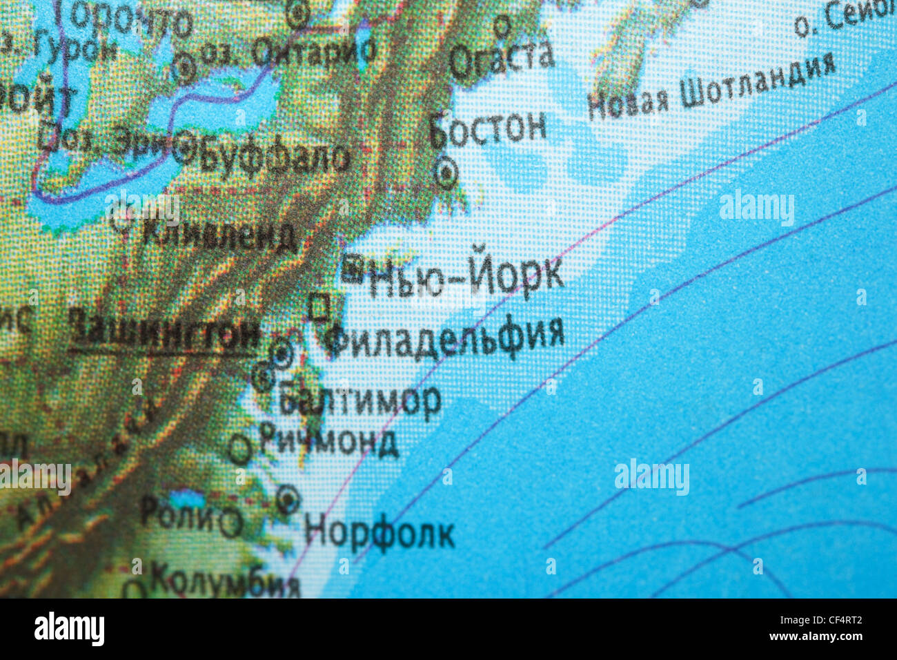 fragment maps of North America,texture of paint. streamline Stock Photo ...