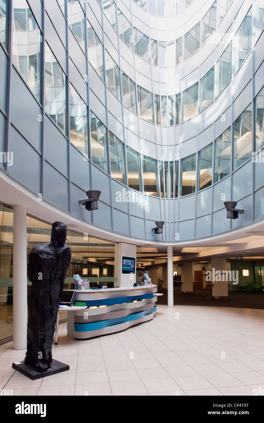 Reception area at City Campus East of Northumbria University Stock ...