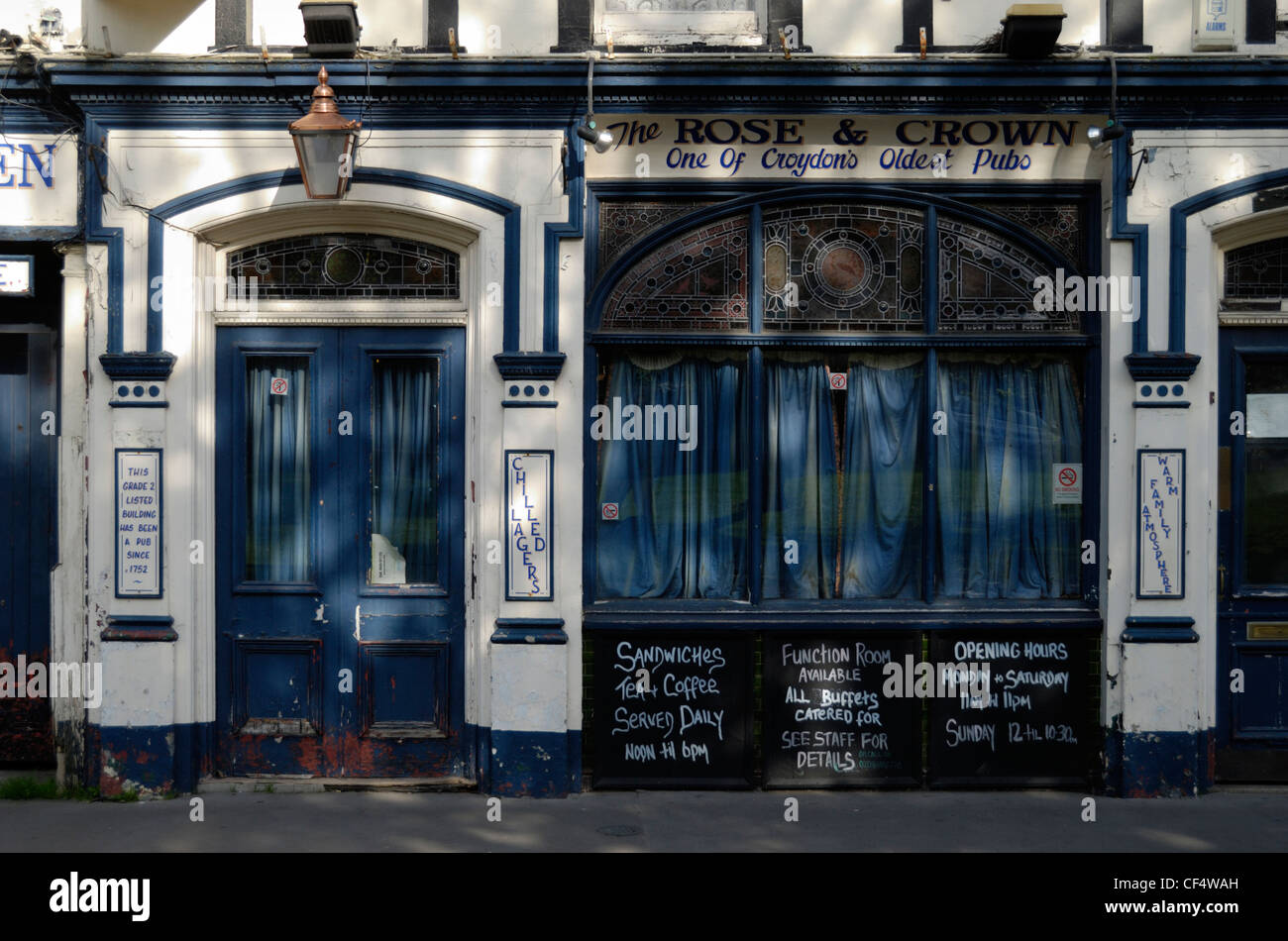 The Rose and Crown, one of Croydon's oldest pubs Stock Photo - Alamy