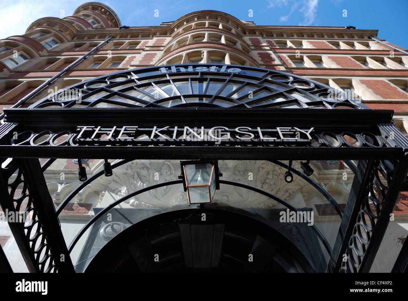 The exterior of The Kingsley Hotel by Thistle in Bloomsbury Way. The ...