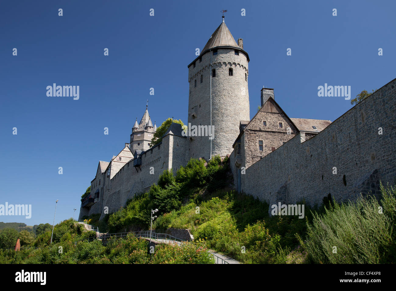 Altena castle, Altena, Lennetal, Sauerland, North Rhine-Westphalia ...