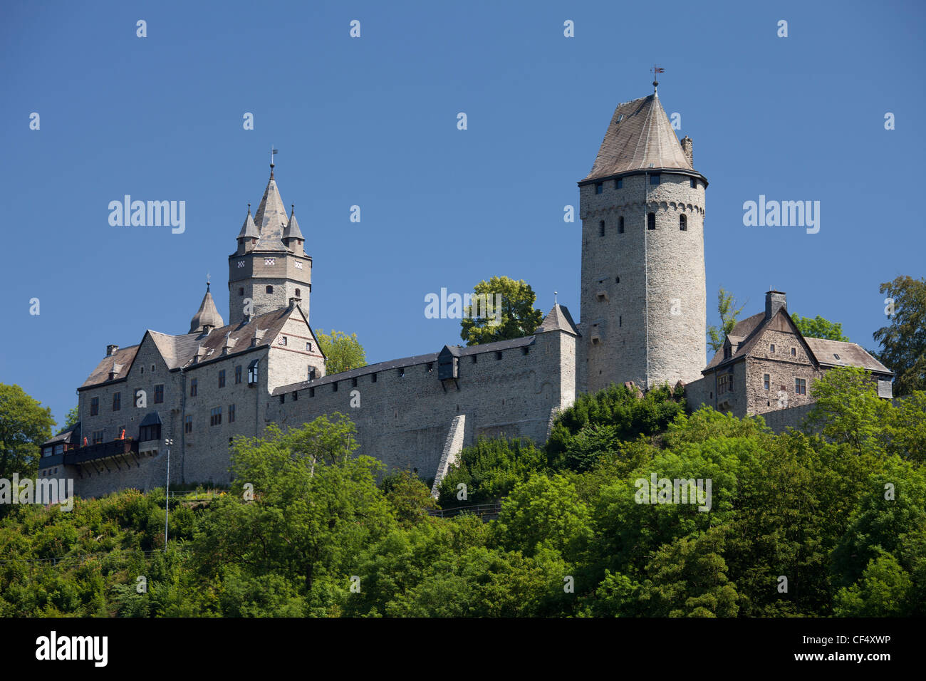 Altena castle, Altena, Lennetal, Sauerland, North Rhine-Westphalia ...