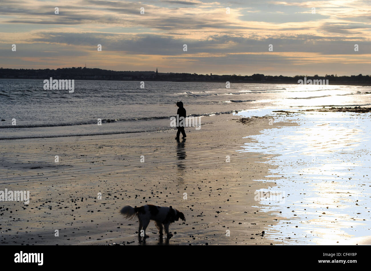 A Walk on the Beach Stock Photo - Alamy