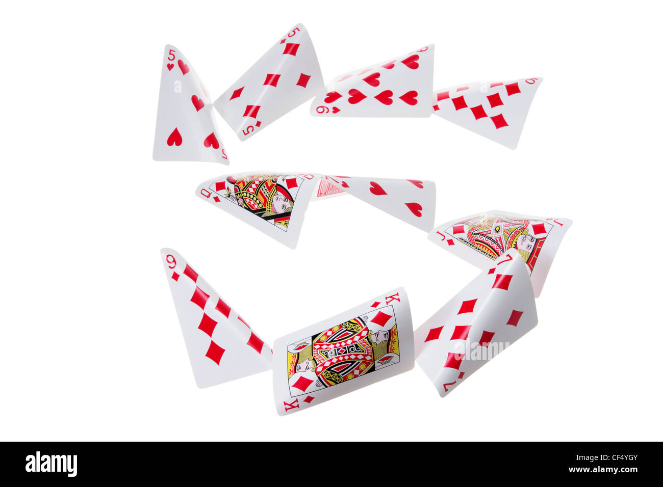 Playing cards cut out Cut Out Stock Images & Pictures - Alamy