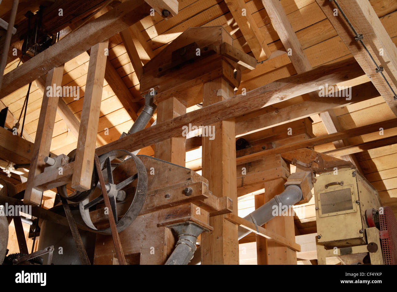 Industrial mill watermill wood hi-res stock photography and images - Alamy