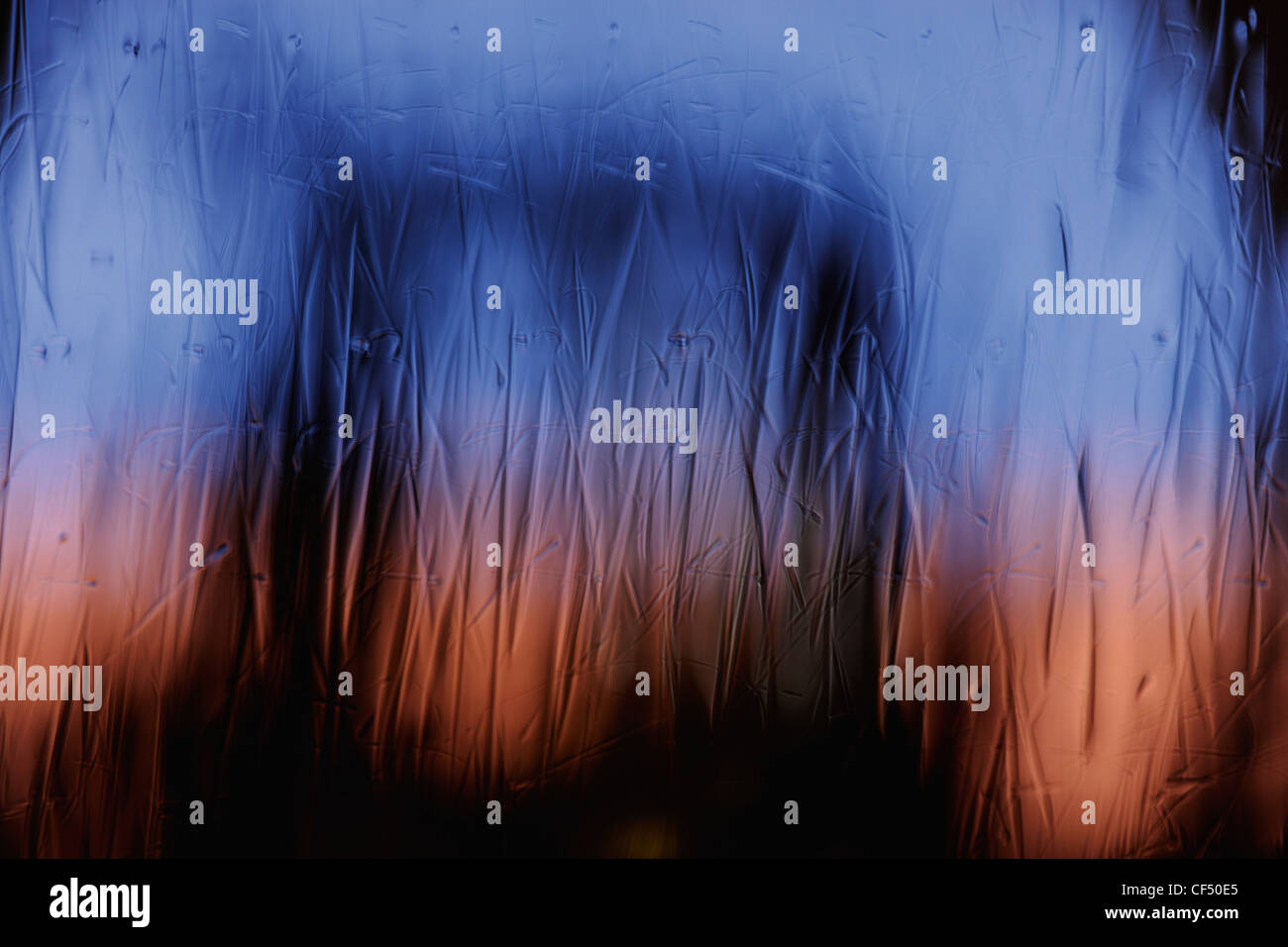 Germany, Schaeftlarn, Old glass window of reliquary casket, close up ...