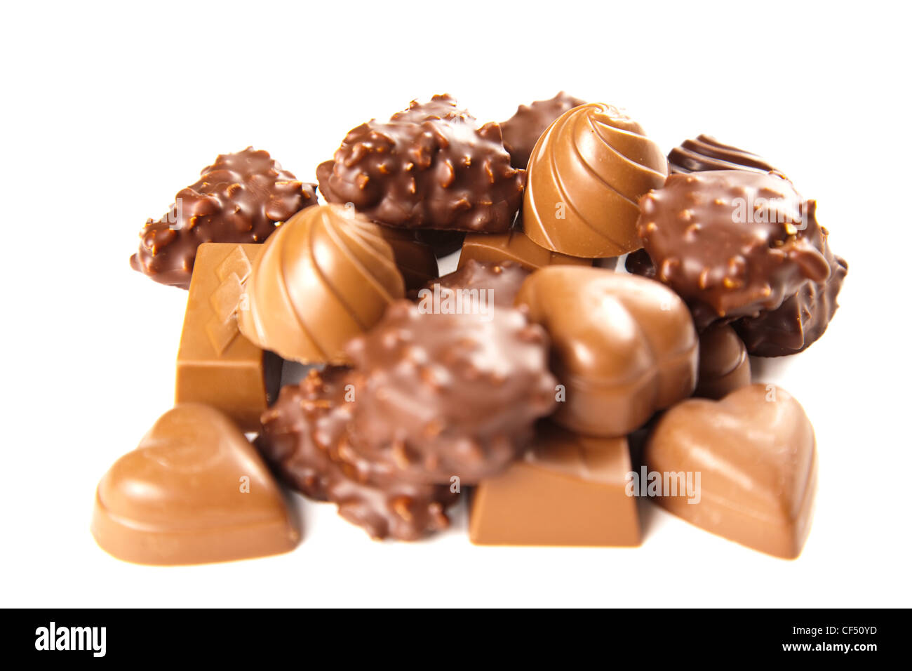 sweet chocolate bombon Stock Photo - Alamy