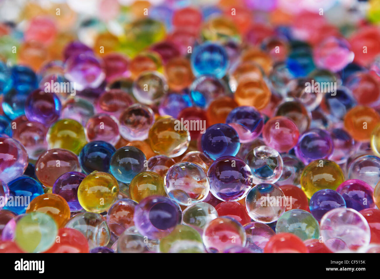 Full frame of colorful marble balls Stock Photo - Alamy
