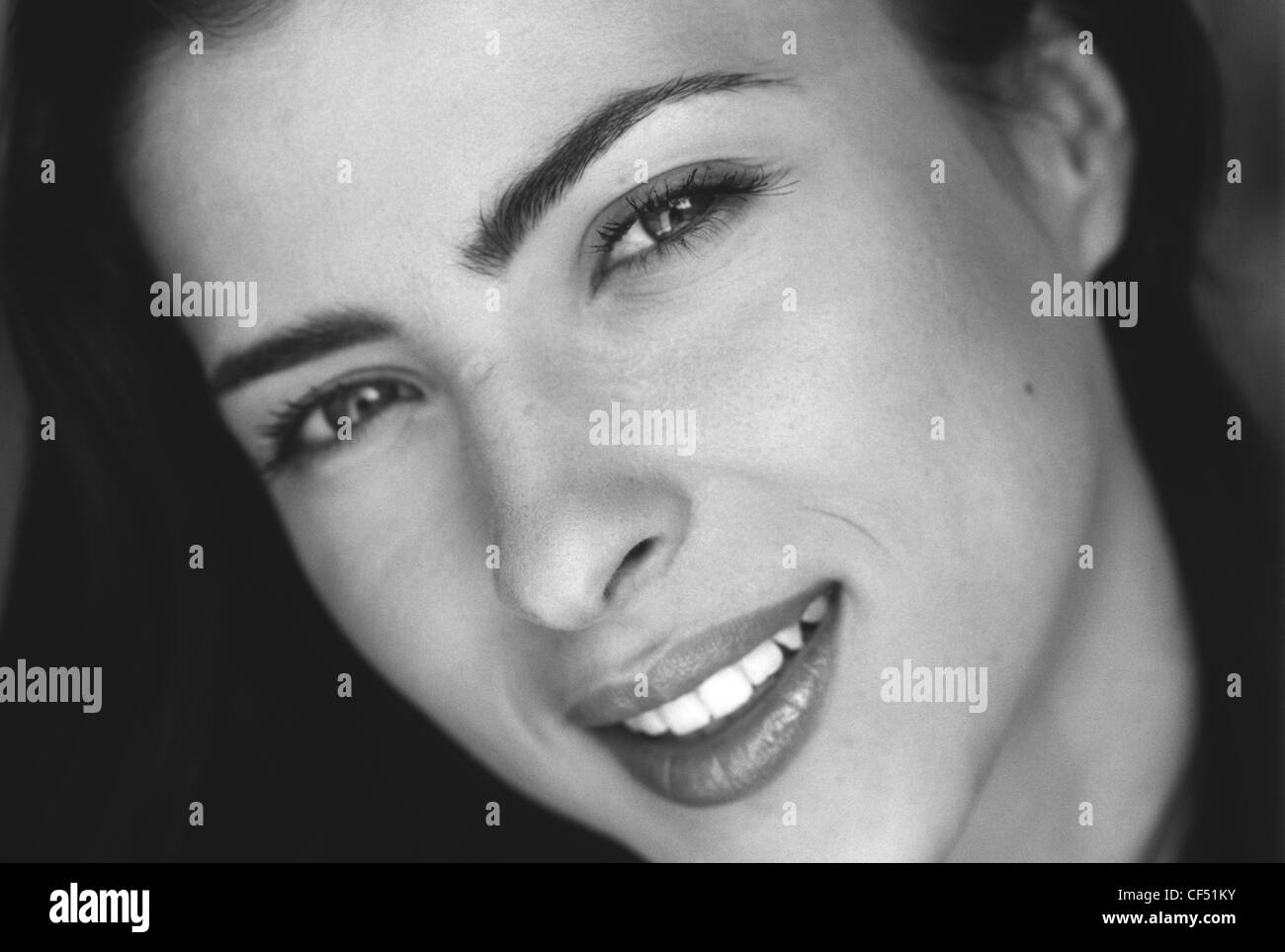 Cropped Image Female Head Tilted High Resolution Stock Photography and ...