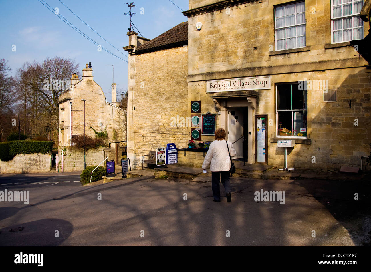 Bathford Village Shop A Community Co-operative Stock Photo - Alamy