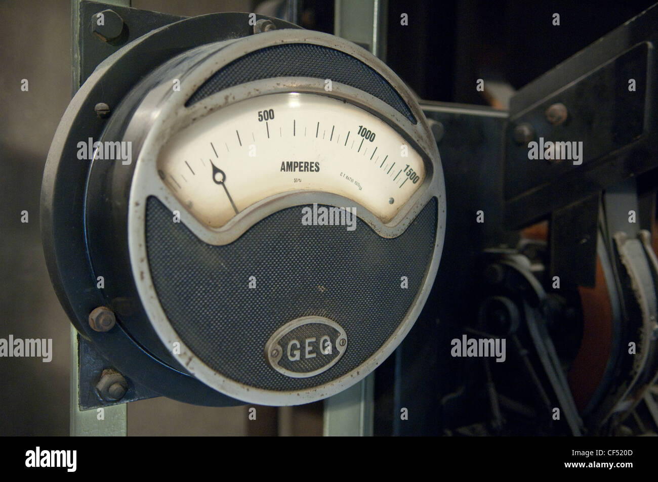 A GEC amperes meter Stock Photo - Alamy