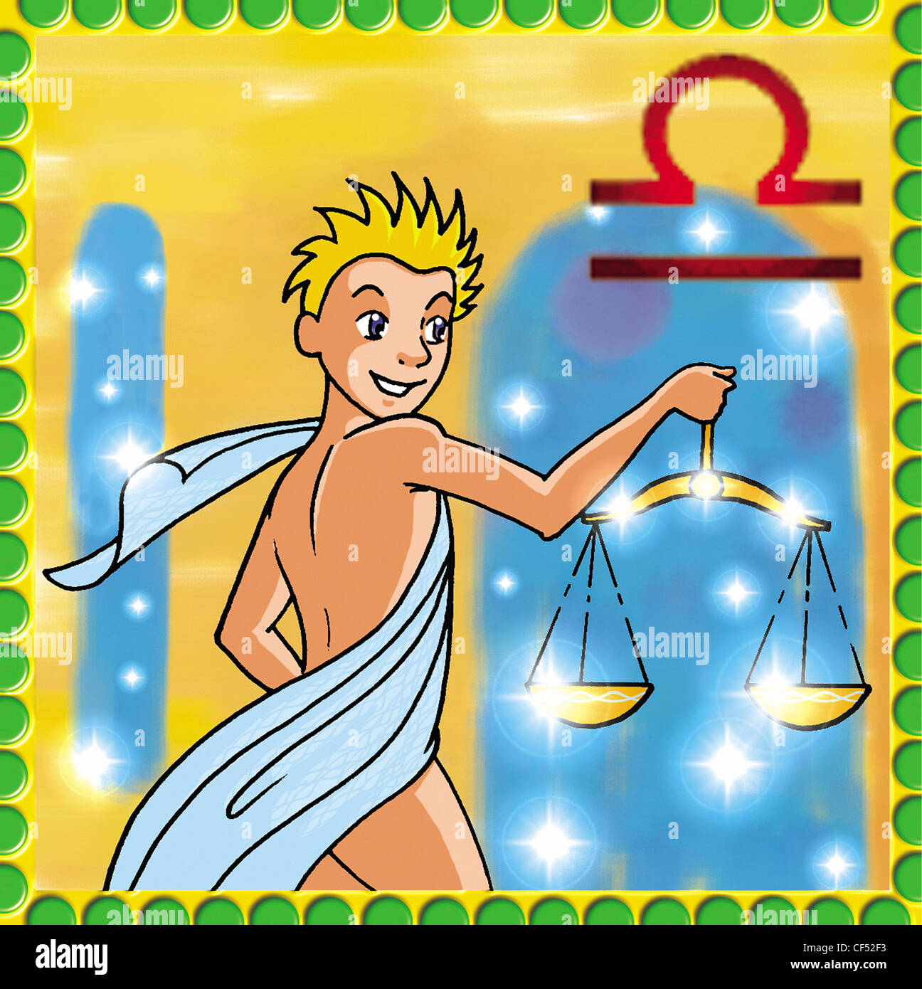 Signs of the Zodiac Libra Stock Photo - Alamy