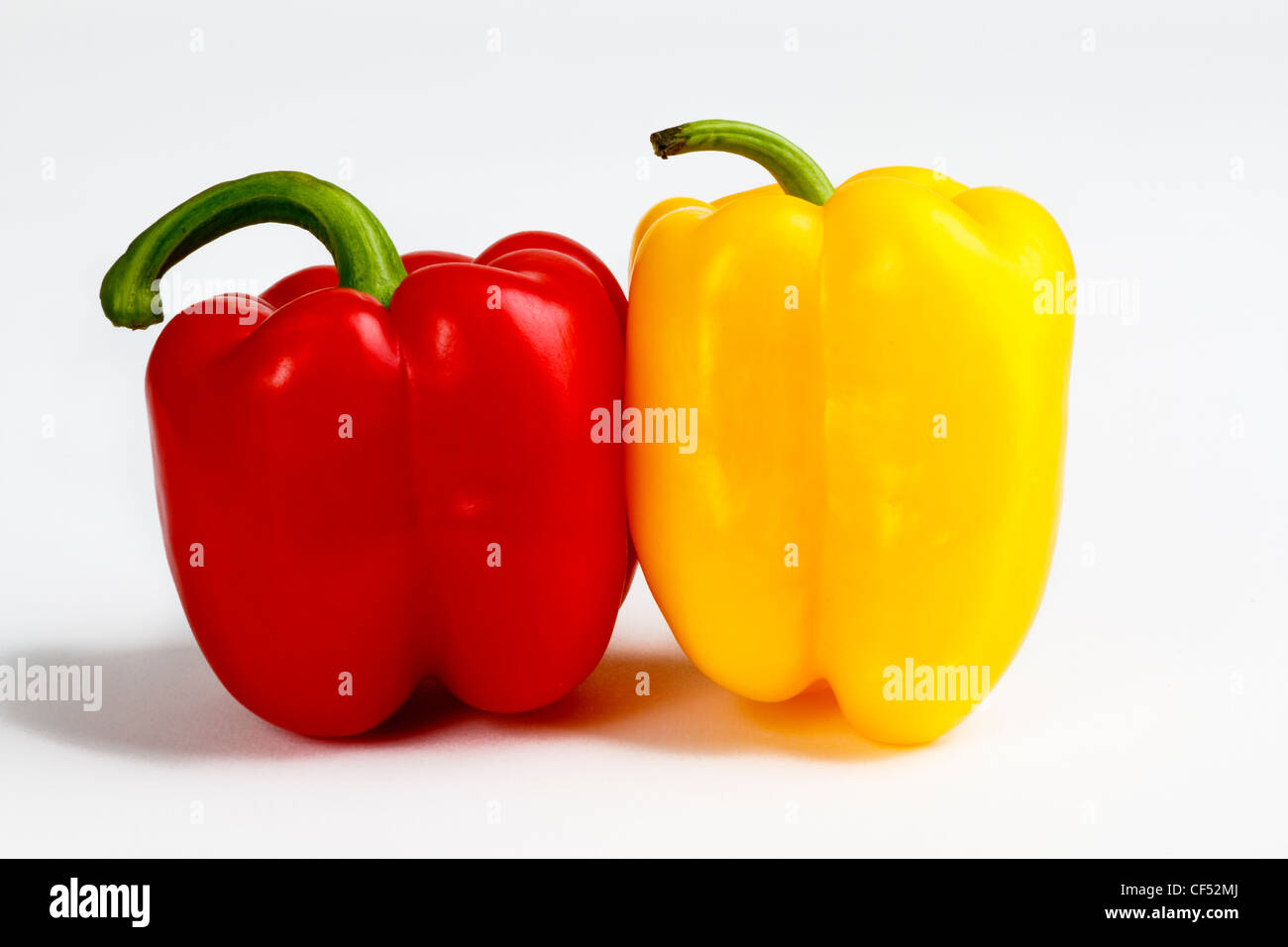 Yellow and red peppers Stock Photo - Alamy