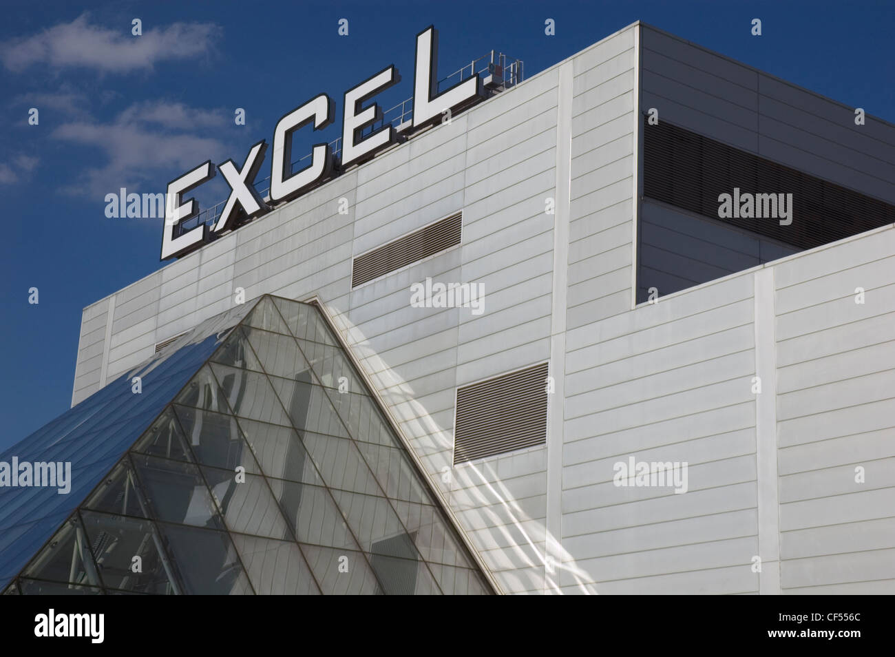 The Excel Exhibition Centre at Custom House next to Royal Victoria Dock ...