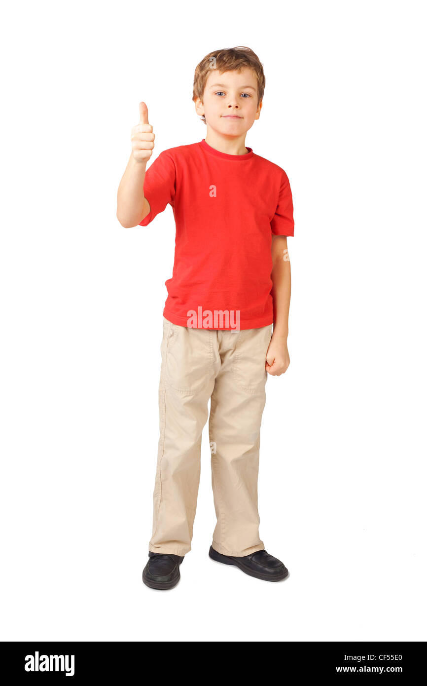 Little Boy Standing Up