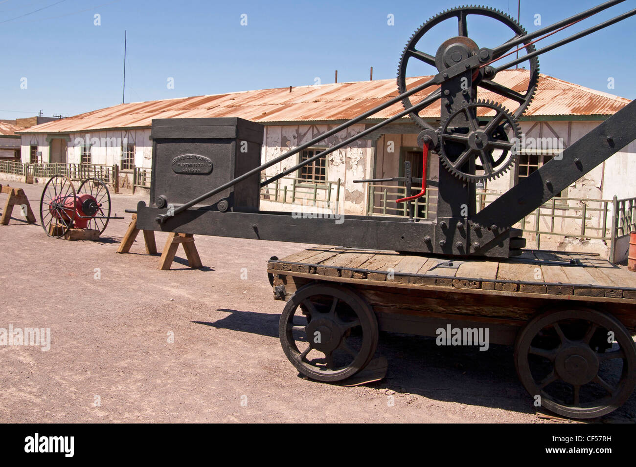 Humberstone saltpeter works (UNESCO world heritage), Chile, old ghost ...