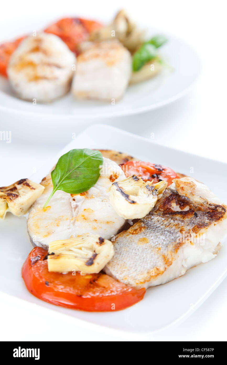 Hake cooked hi-res stock photography and images - Alamy