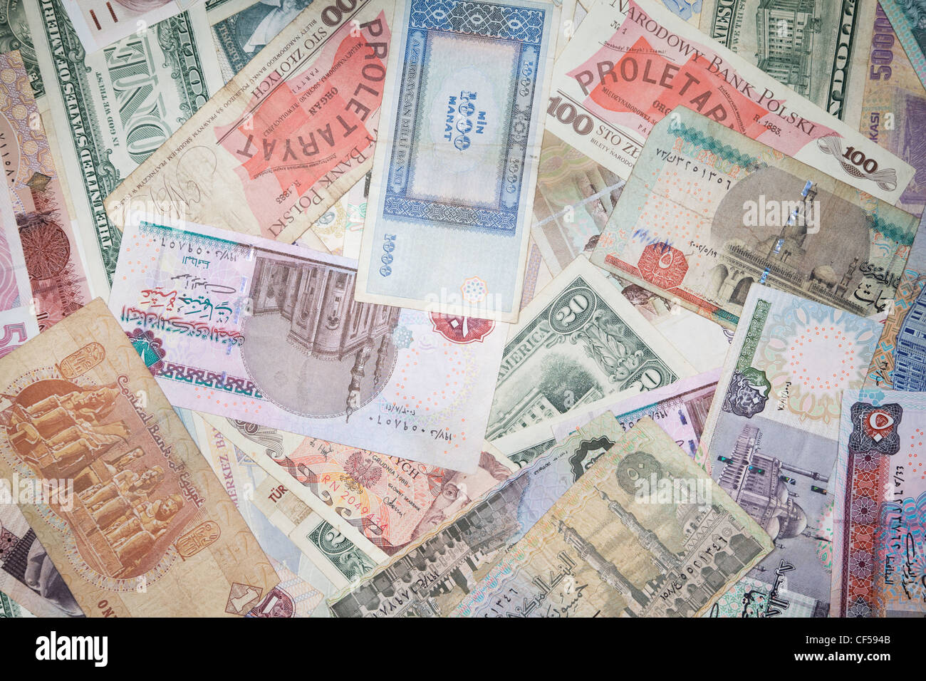 Currencies Collage High Resolution Stock Photography and Images - Alamy