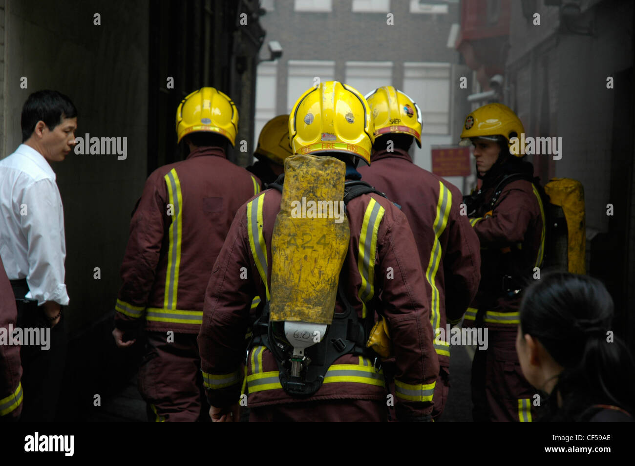 London fire brigade helmets hi-res stock photography and images - Alamy