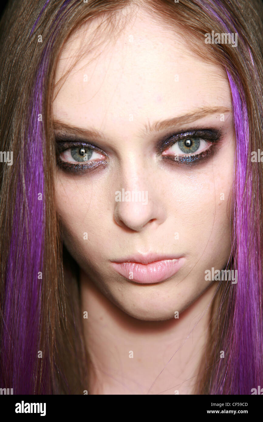 Anna Sui Backstage New York Ready to Wear Spring Summer Gothic Make Up ...