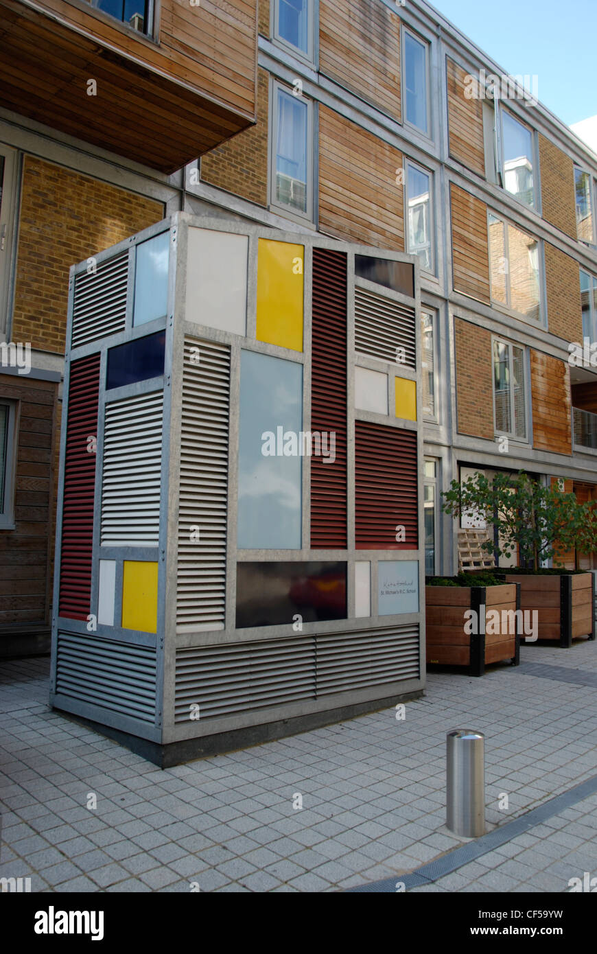 An exterior view of St Michaels Roman Catholic School in Bermondsey ...