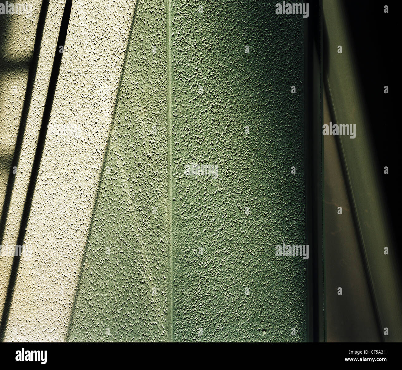 Germany, View of architectural green plaster wall Stock Photo - Alamy