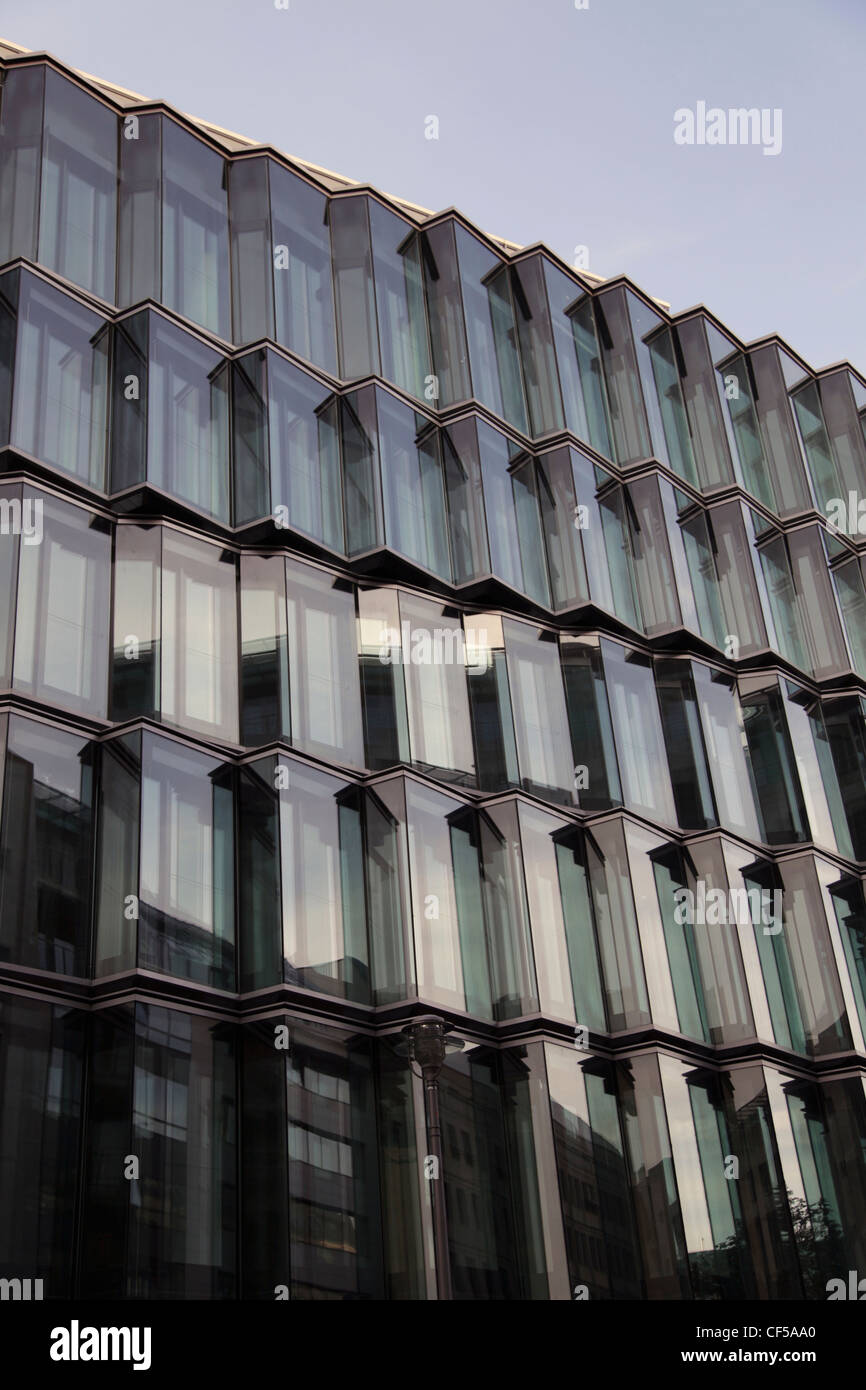 Germany, Berlin, View of glass office building Stock Photo - Alamy