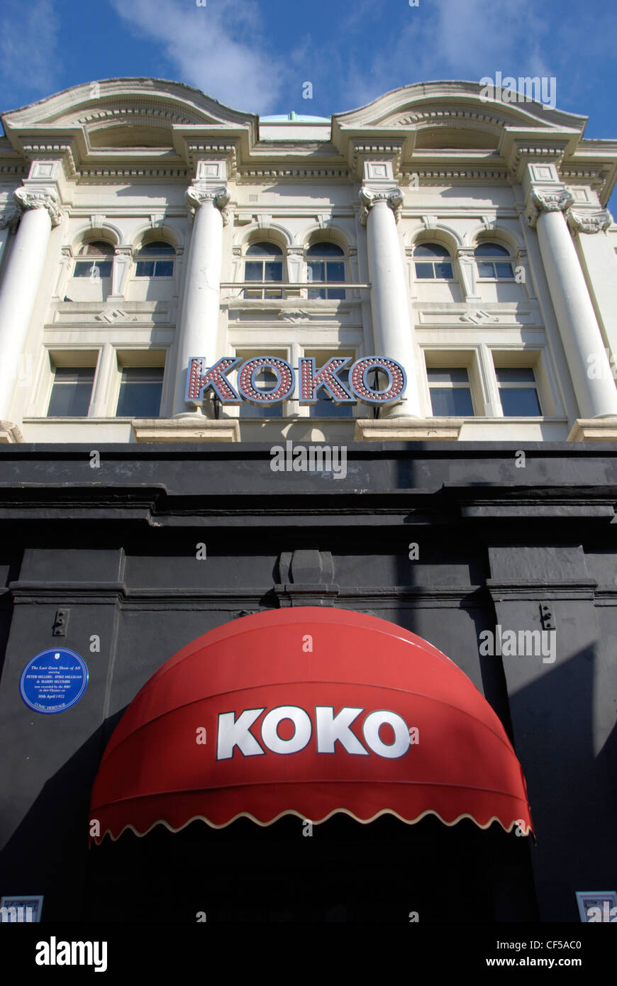 The facade and entrance to Koko nightclub in Camden Stock Photo - Alamy