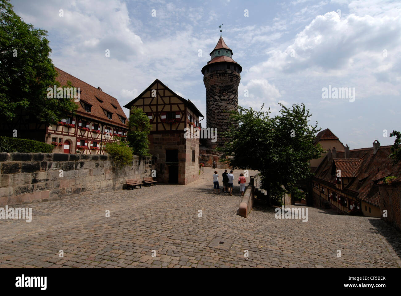 The 13th century round Sinwell Tower in the Imperial castle ...