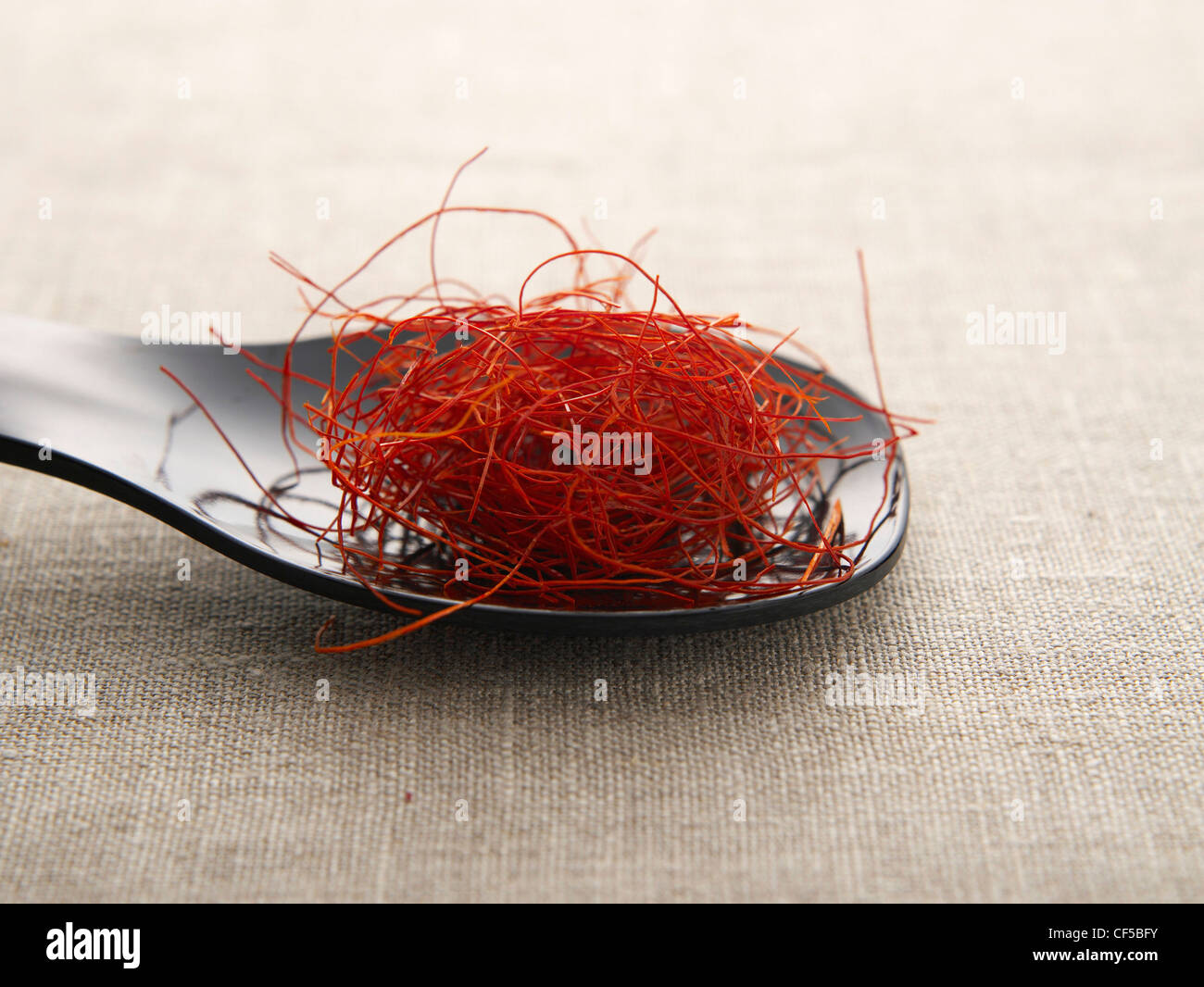 Chilli threads in spoon, close up Stock Photo - Alamy