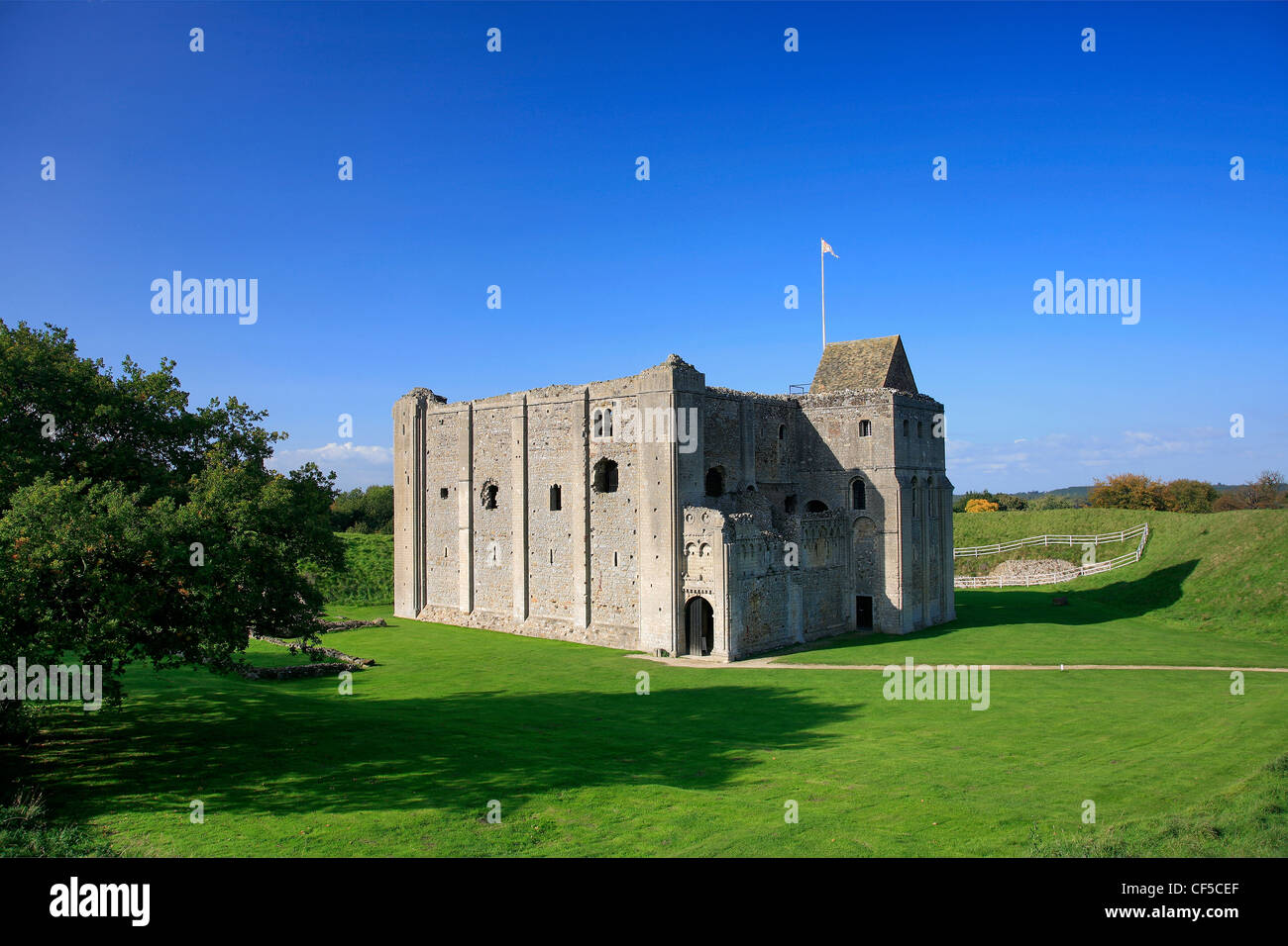 Summertime Castle Rising Castle, Castle Rising village, North Norfolk ...