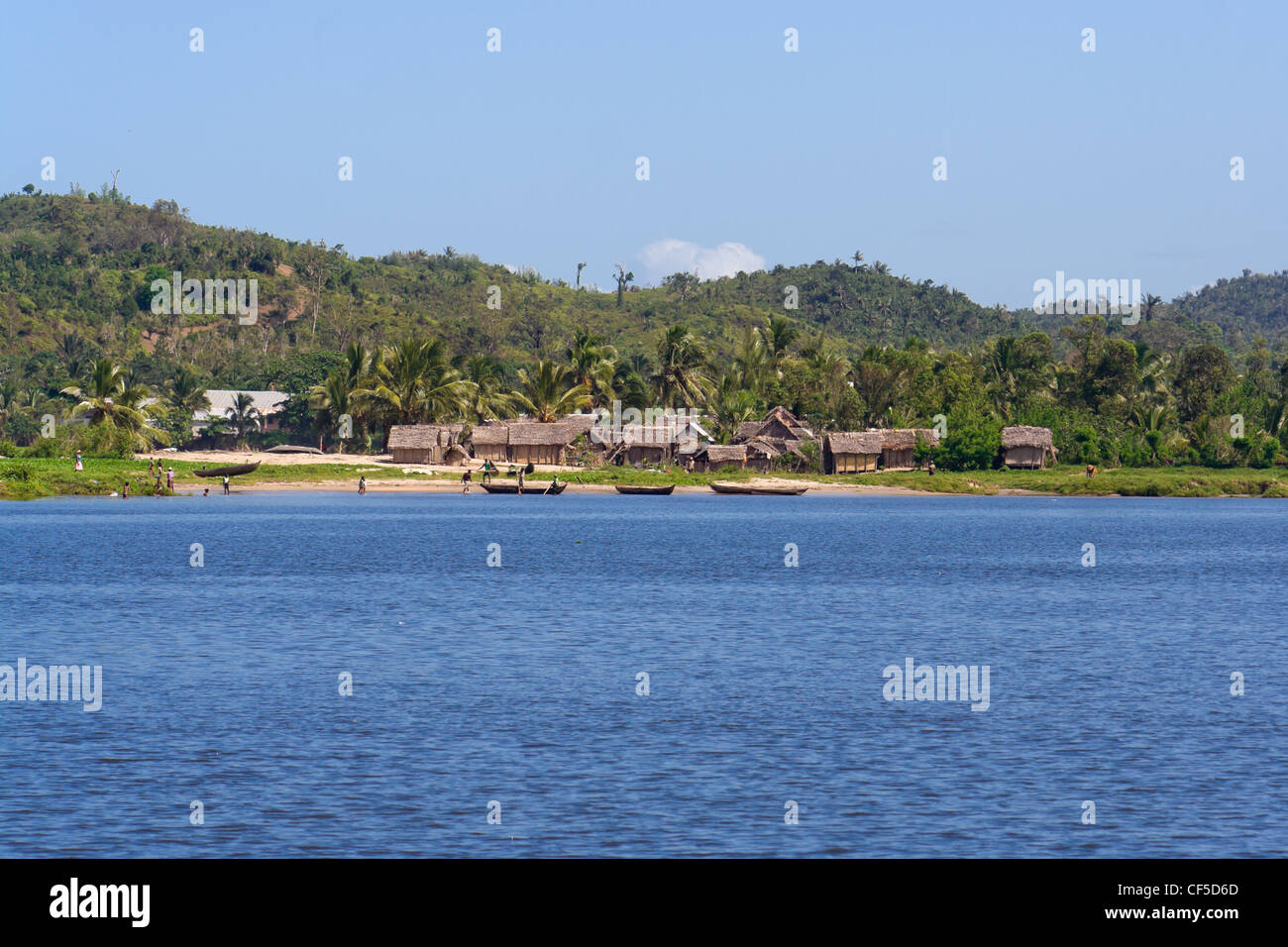 Coastal village of Antongil Bay, east of Madagascar Stock Photo - Alamy